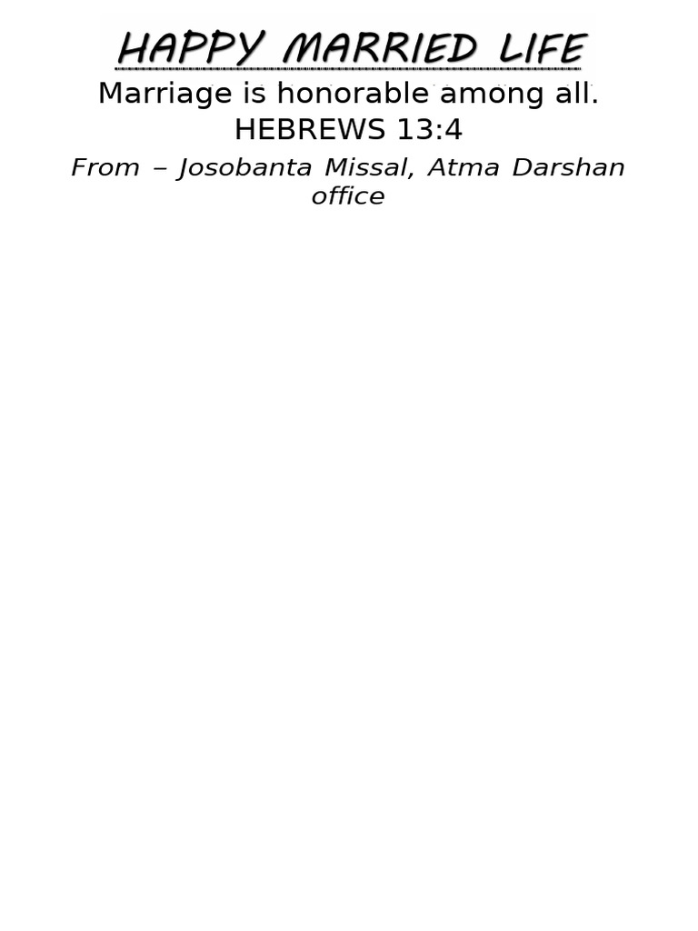 Marriage Sticker | PDF