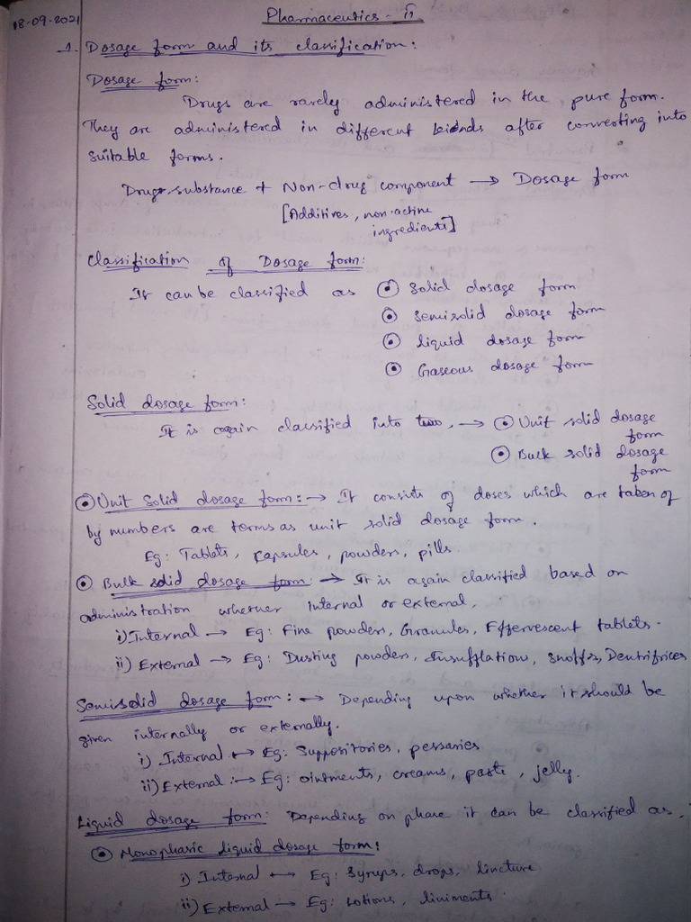 Ceutics - II (Test - 1) | PDF