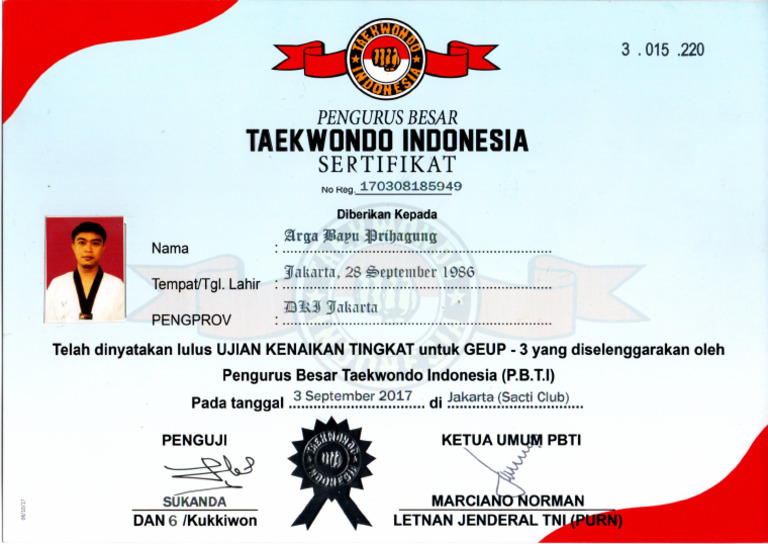 Sertifikat TKD | PDF