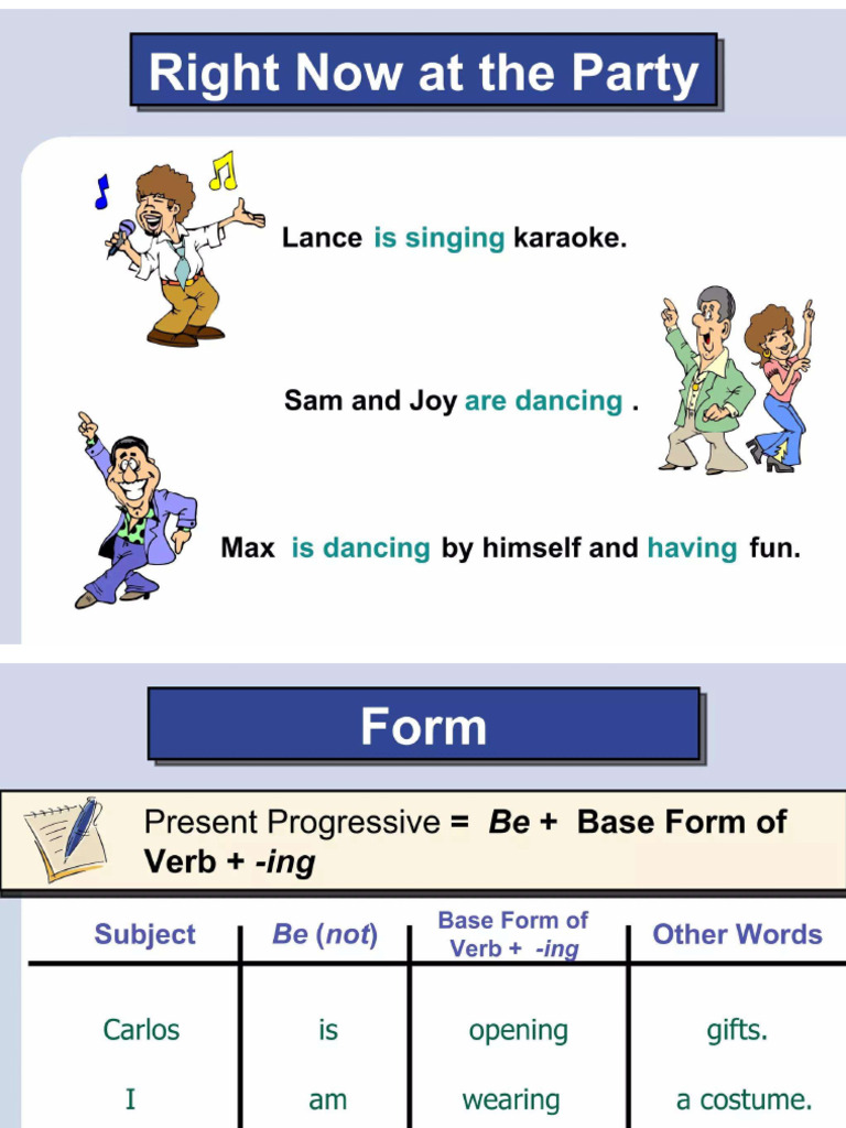 Present Continuous 1 | PDF