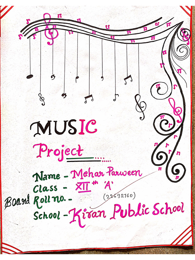 Music Project Work | PDF