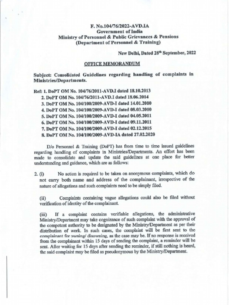 complaint-guidelines-dopt-28-09-2022 | PDF