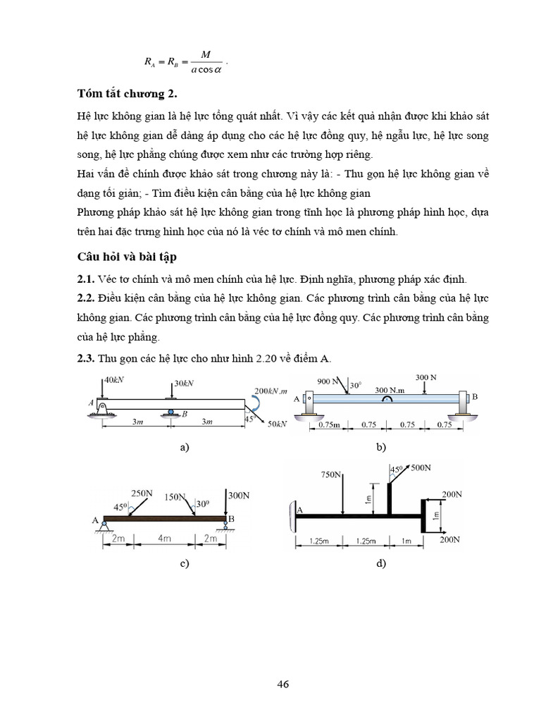 Bai Tap Chuong 2. | PDF