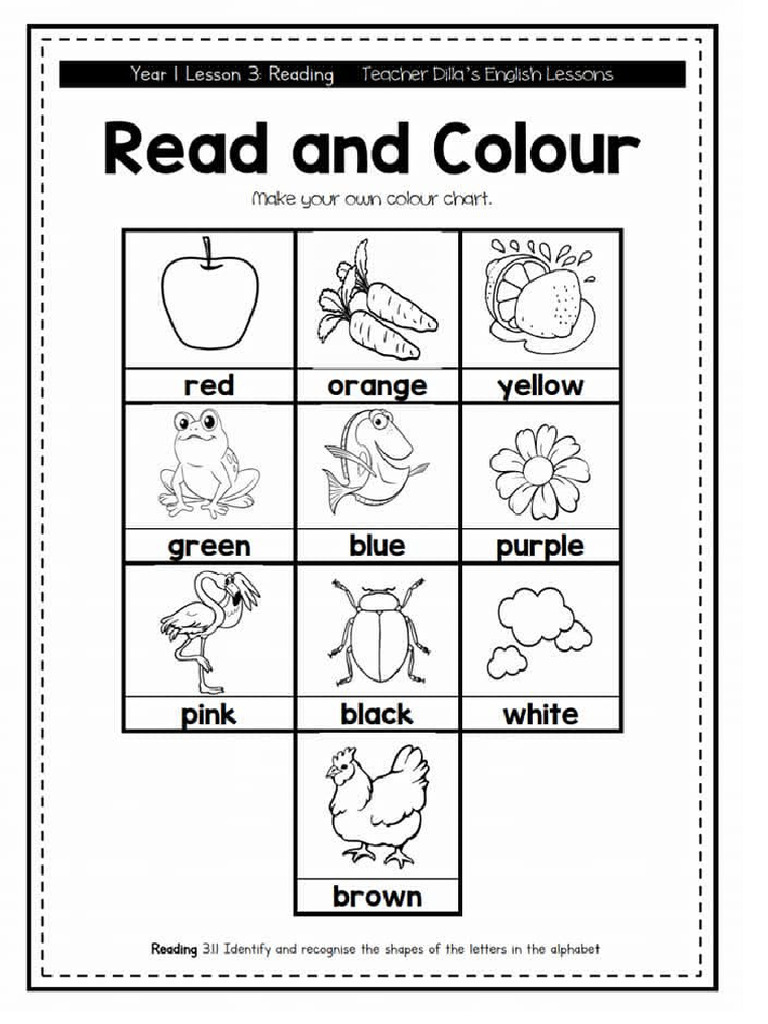 Lets Learn Colour | PDF