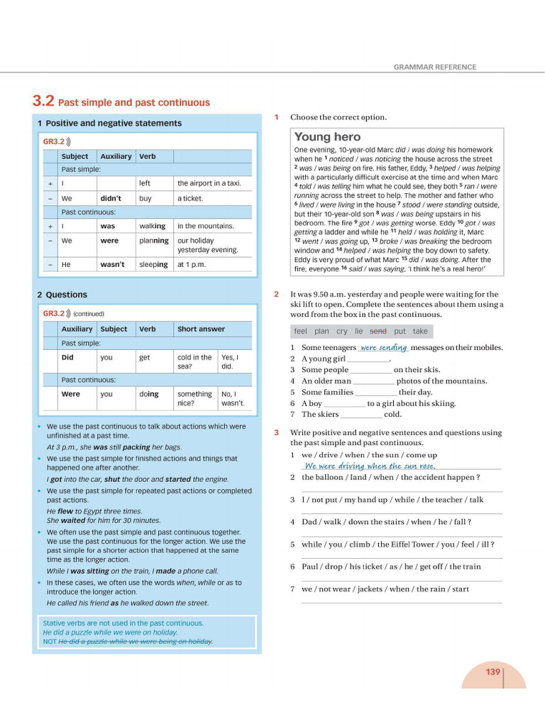 Nav B1 3unit Grammar 139 | PDF