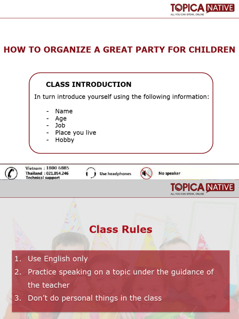 SC IO 21.03 .2016 How To Organize A Great Party For Children Longch Final | PDF
