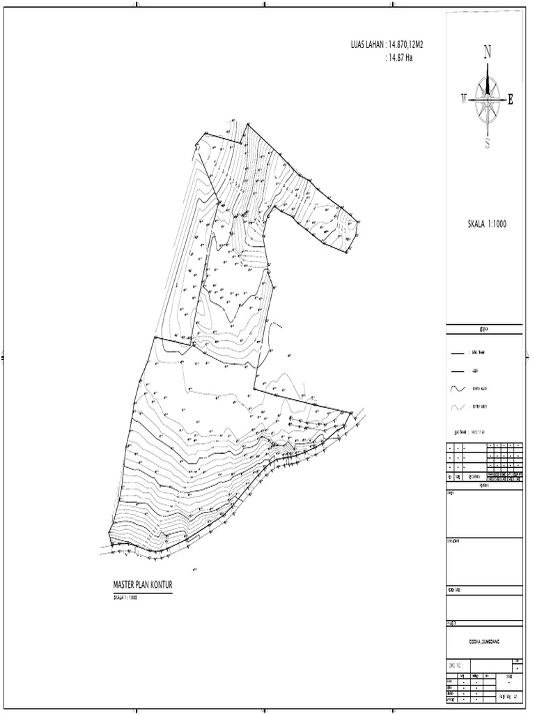 Master Plan Kontur Cisoka | PDF