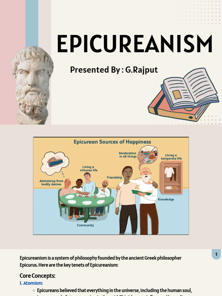 Understanding Epicurean Philosophy | PDF | Hedonism | Pleasure