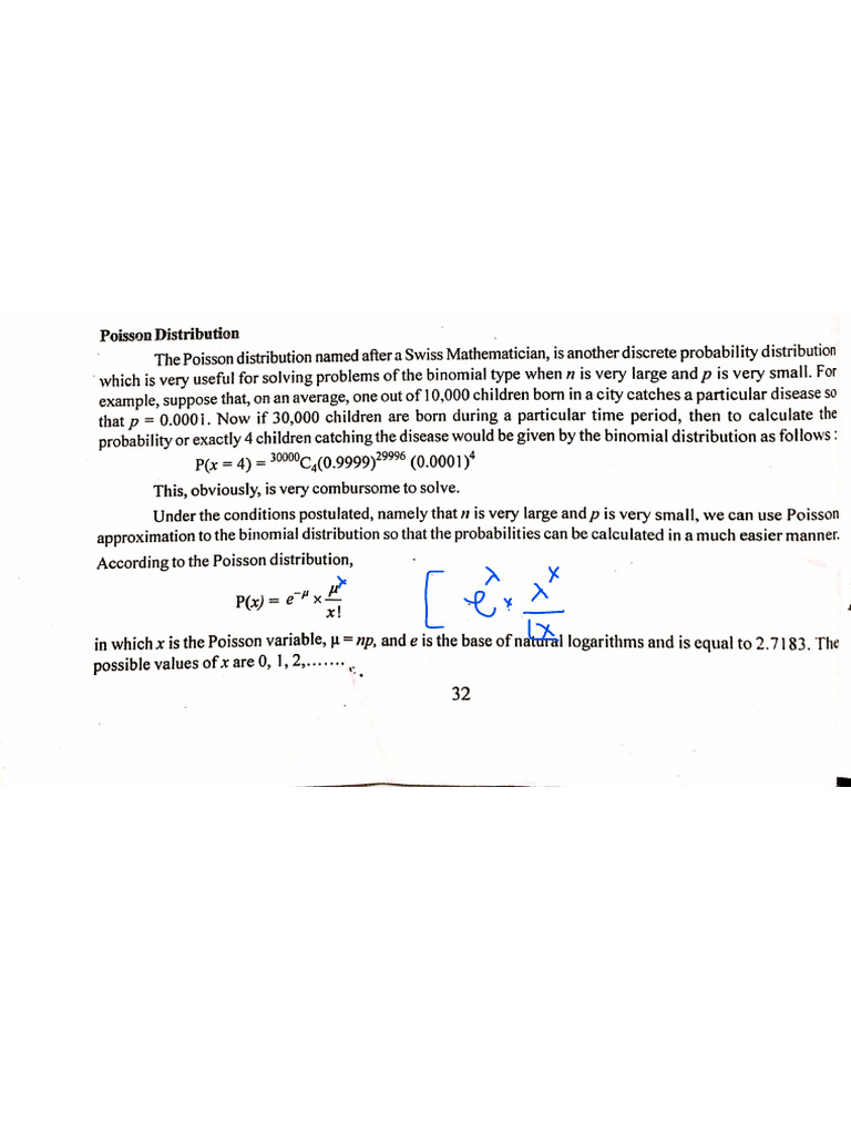 Poisson Distribution | PDF