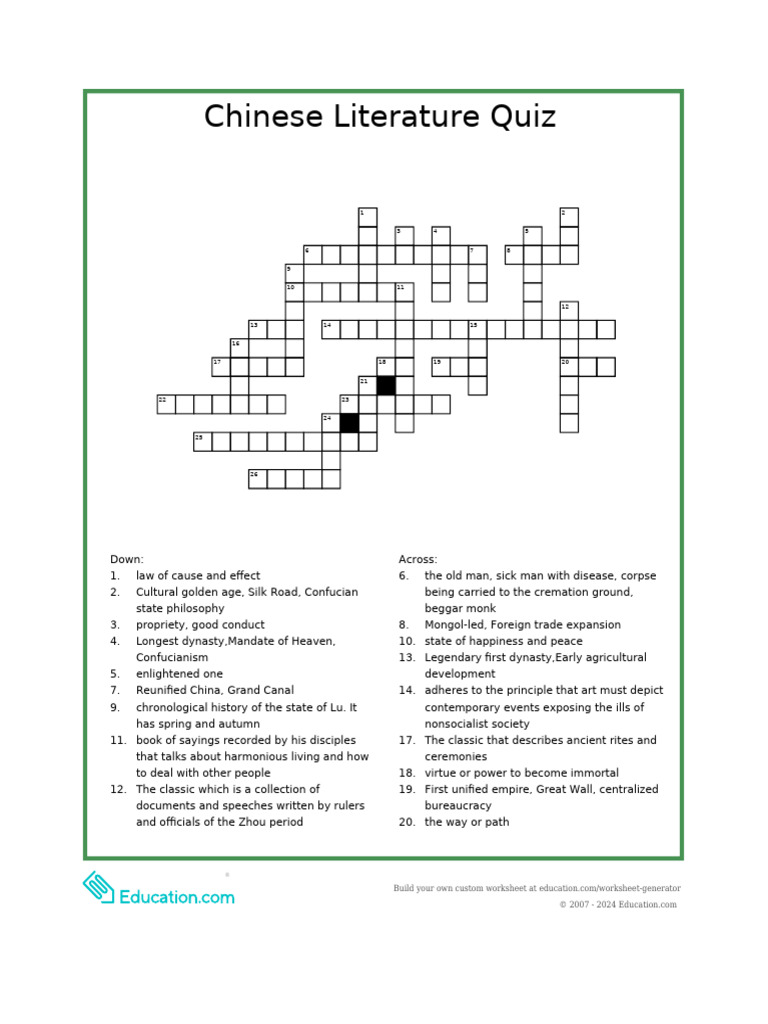 Worksheet (1) | PDF | Confucianism | China