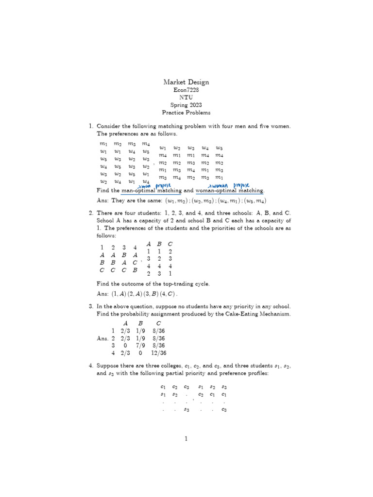 Practice Problems | PDF