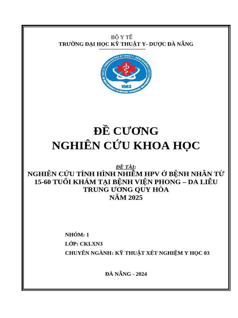 Nhóm 1 - NCKH | PDF