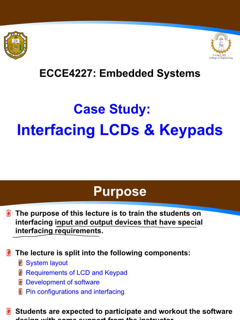 Case Study - LCD - Keypad | PDF