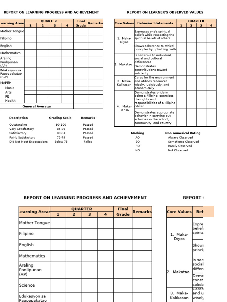FORM-138-E_2023 | PDF | Learning