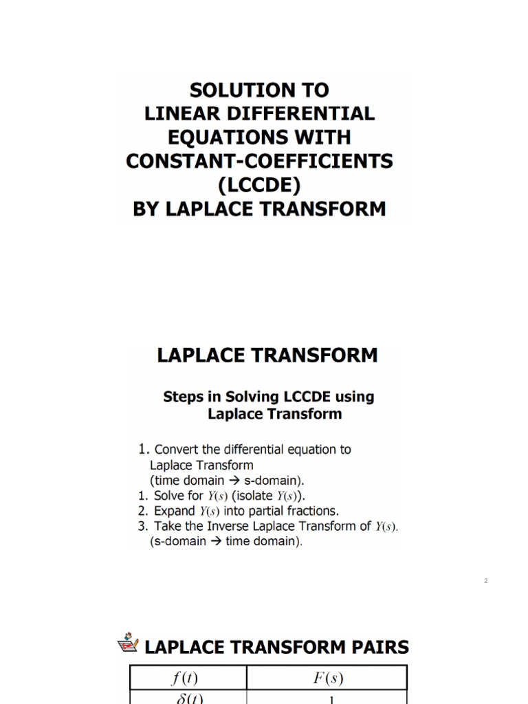L01-Laplace-1 | PDF