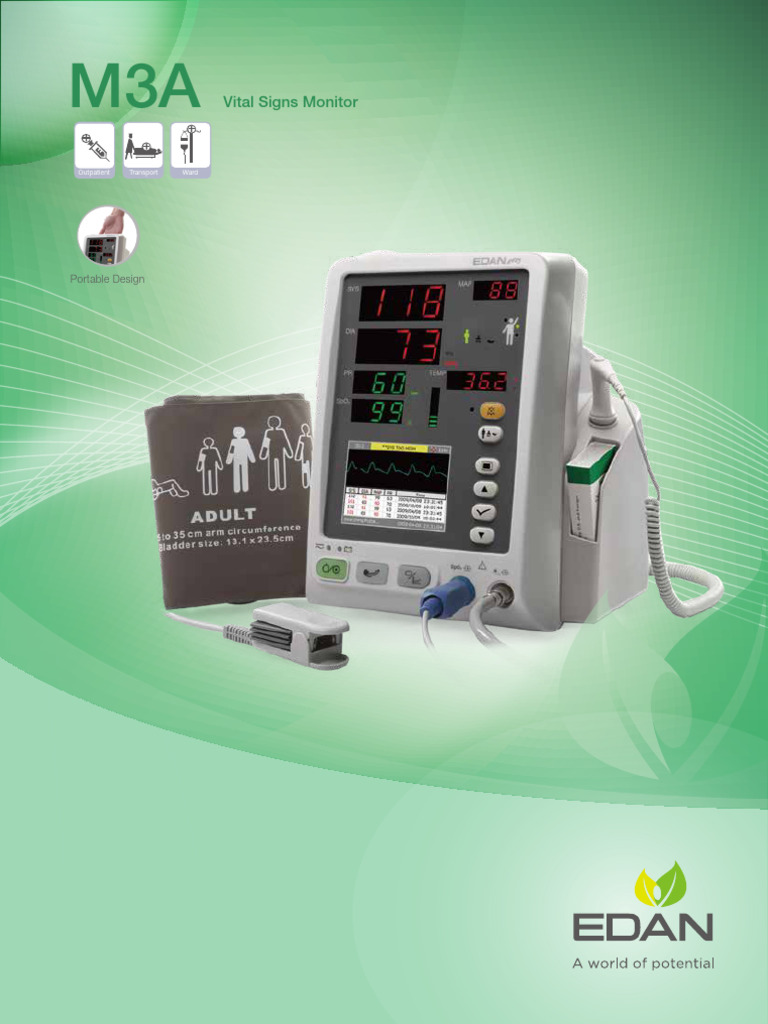 EDAN M3A Brochure | PDF | Information And Communications Technology | Computer Engineering