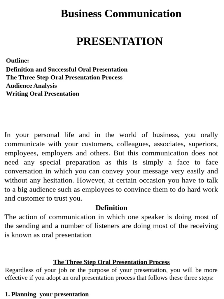 7 Business Communication | PDF | Public Speaking | Communication
