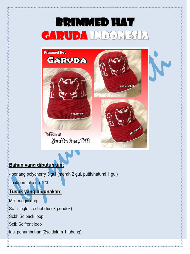 Brimmed Hat Garuda Indonesia | PDF