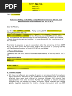 GST Refund Self-Declaration Form | PDF