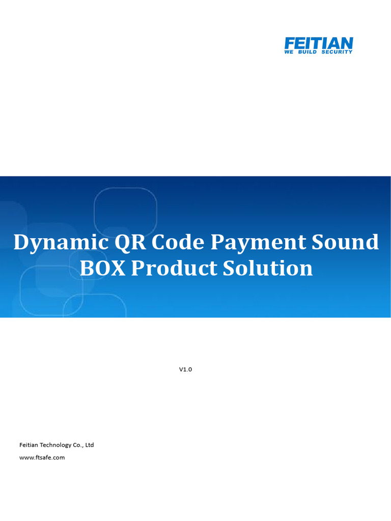 Static & Dynamic QR Sound BOX Product Solution | PDF | Cloud Computing ...