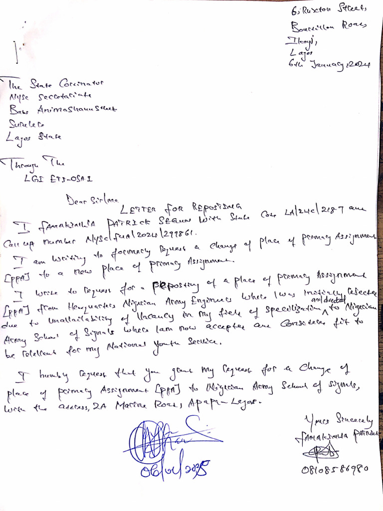 NYSC (Repost and CDS) | PDF