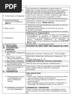 COT LESSON PLAN IN MATHEMATICS 3 Q4 Pagsukat NG Area Gamit Ang Angkop Na Yunit | PDF