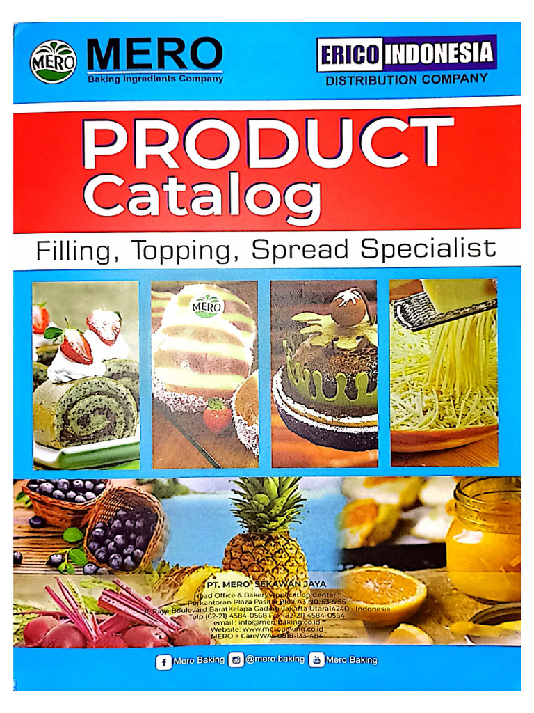 Product Catalog Mero Baking | PDF