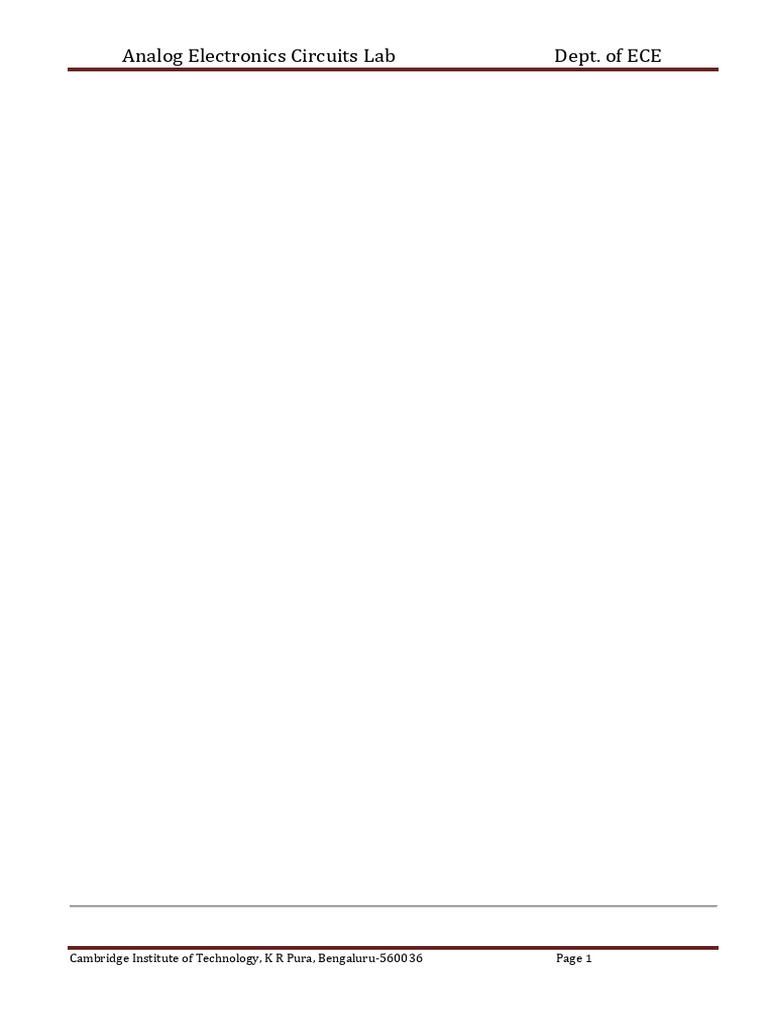 AEC Part-B Manual | PDF | Rectifier | Operational Amplifier