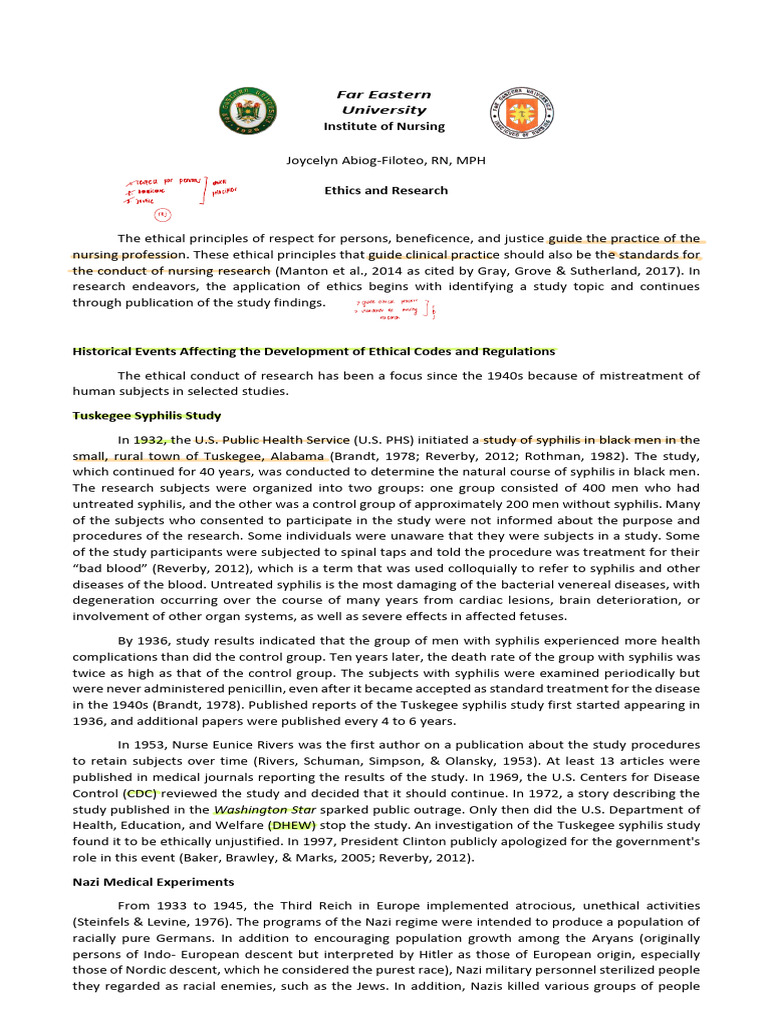 Ethics and Research Module | PDF | Informed Consent | Disability