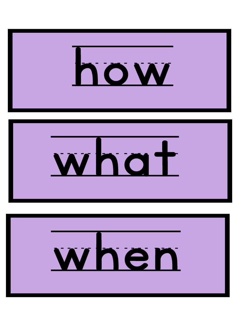 Helper Words 7 | PDF