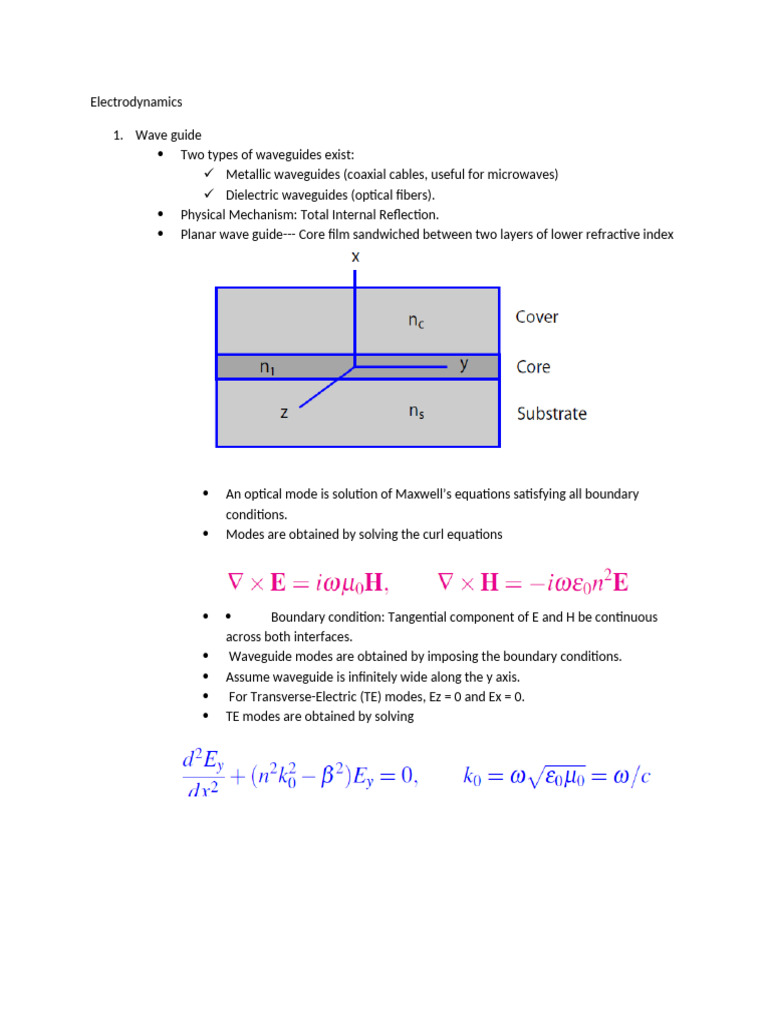 Electrodynamics: Waveguides, Radiation, Scattering | PDF | Polarization (Waves) | Waveguide