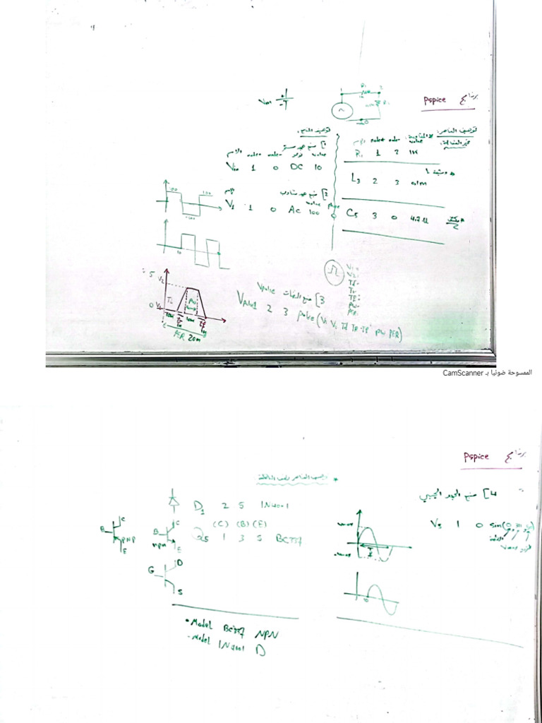 قيادة جلسة الـPSpice | PDF