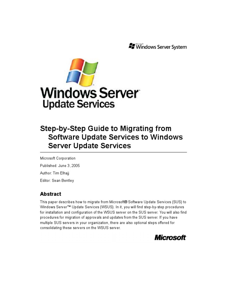 Step-by-Step Guide To Migrating From Software Update Services To ...