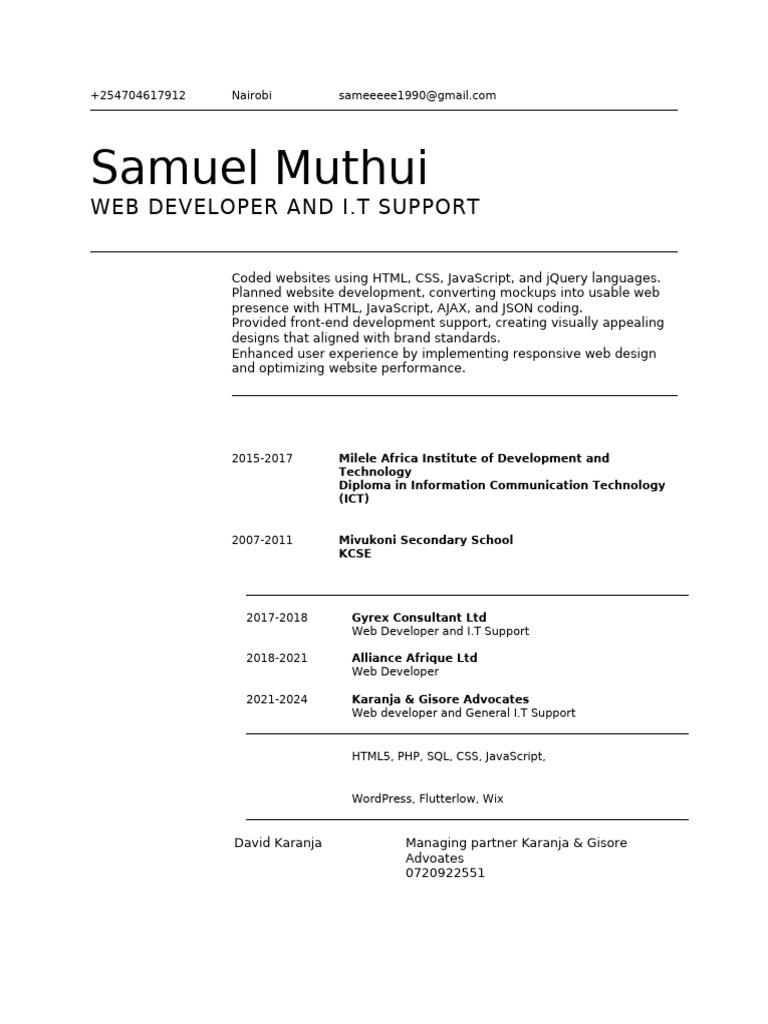 My CV | PDF