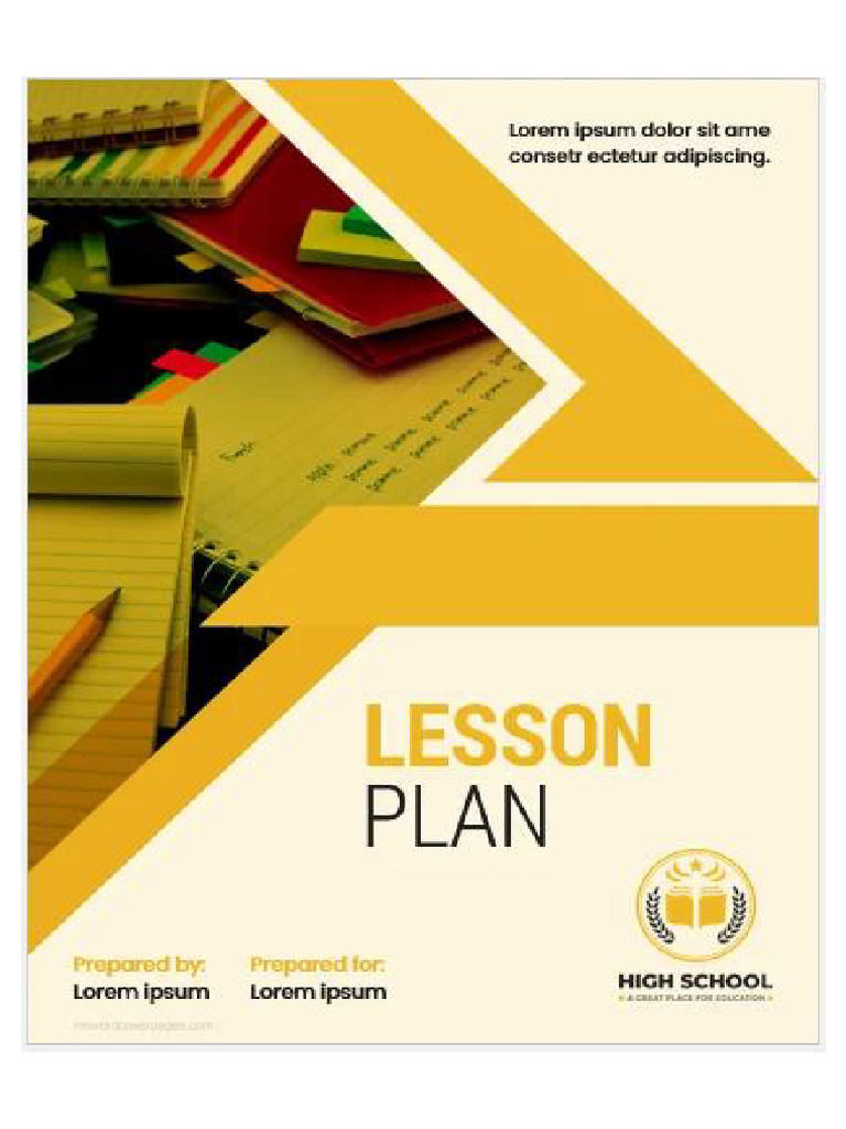 Lesson Plan Cover Page 1 CRC | PDF