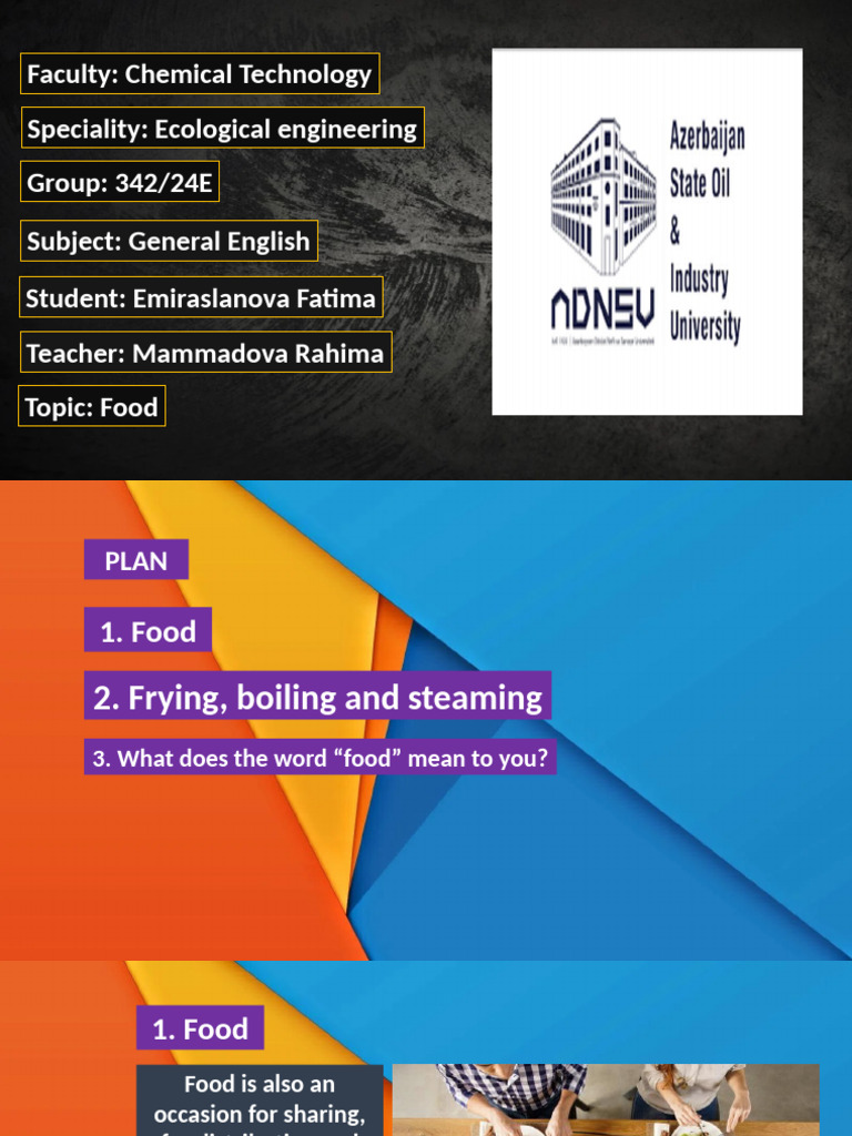 Understanding Food: Cooking & Culture | PDF | Foods | Cooking