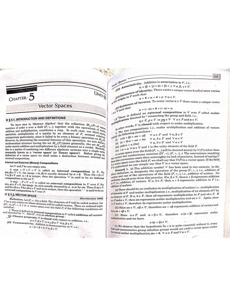 Maths Unit 1 & 2 5th Sem | PDF