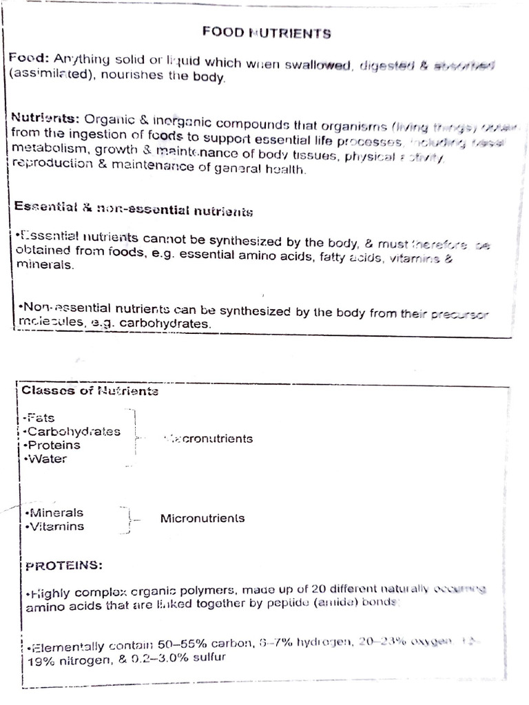 Nutritional Biochemistry | PDF