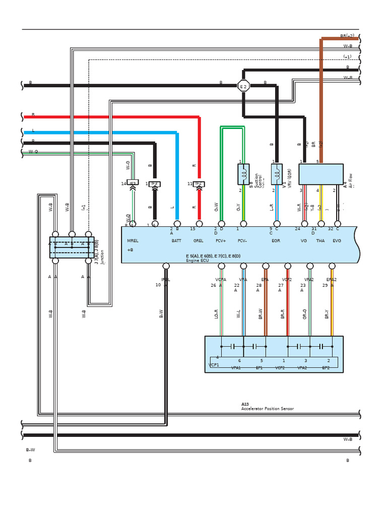 ECU Wiring Diagram and Pinout Guide | PDF | Vehicle Parts | Gas ...
