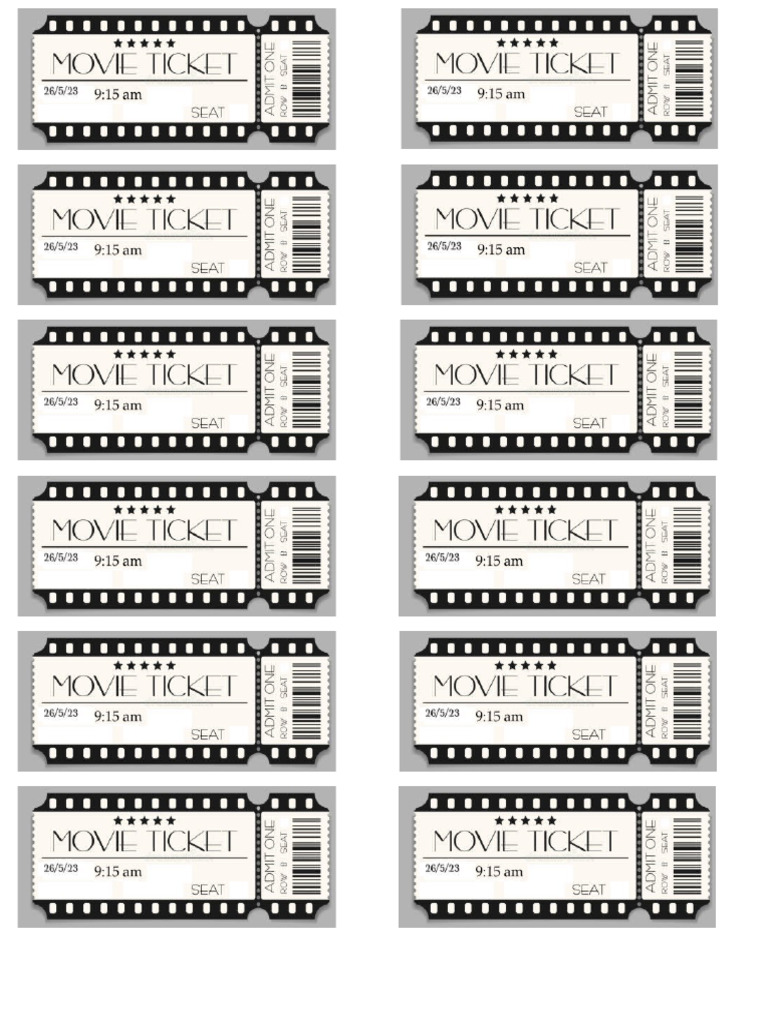 Movie Ticket | PDF