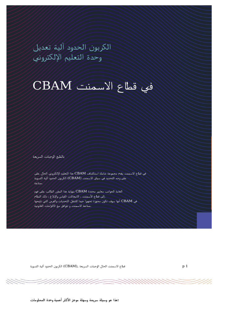CBAM in the Cement Sector - Yandex Translation | PDF