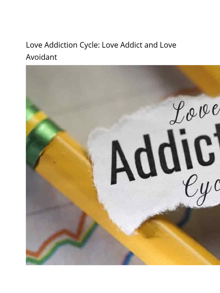 Love Addicts | PDF | Intimate Relationships | Love