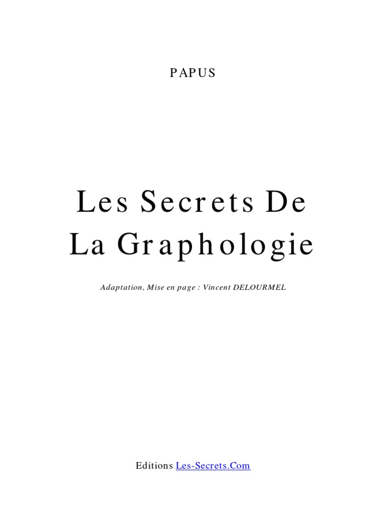 Graphologie | PDF
