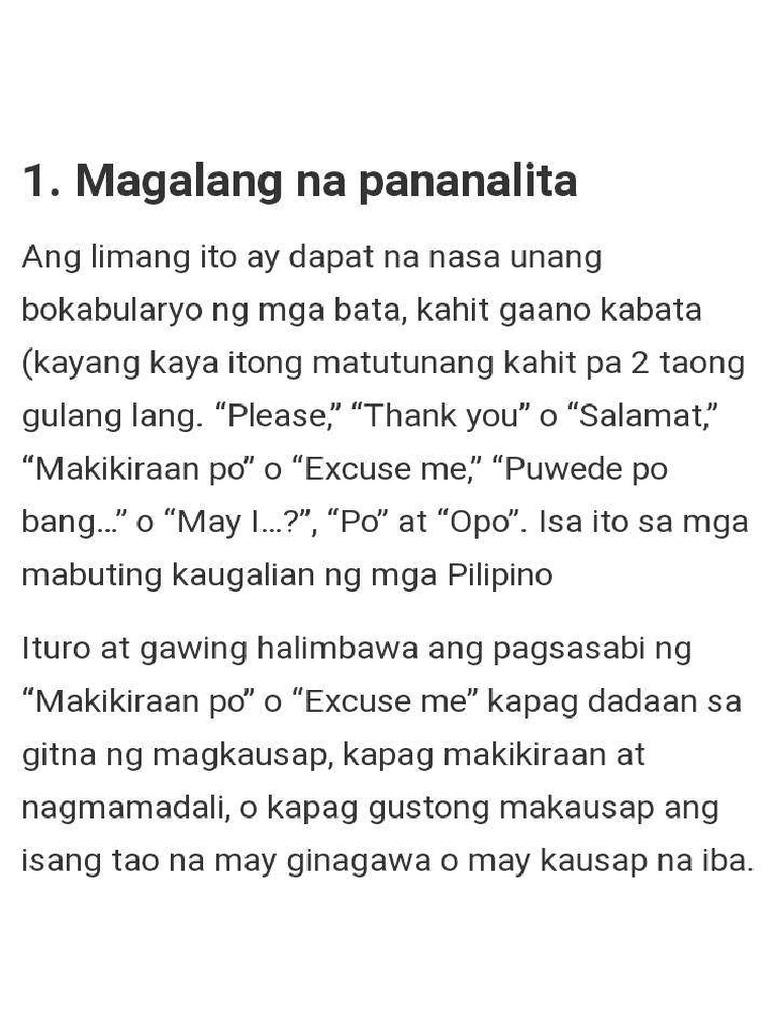 Ako Ay Batang Masunurin | PDF