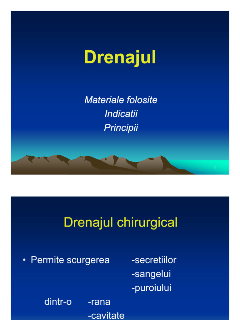Drenajul L P | PDF