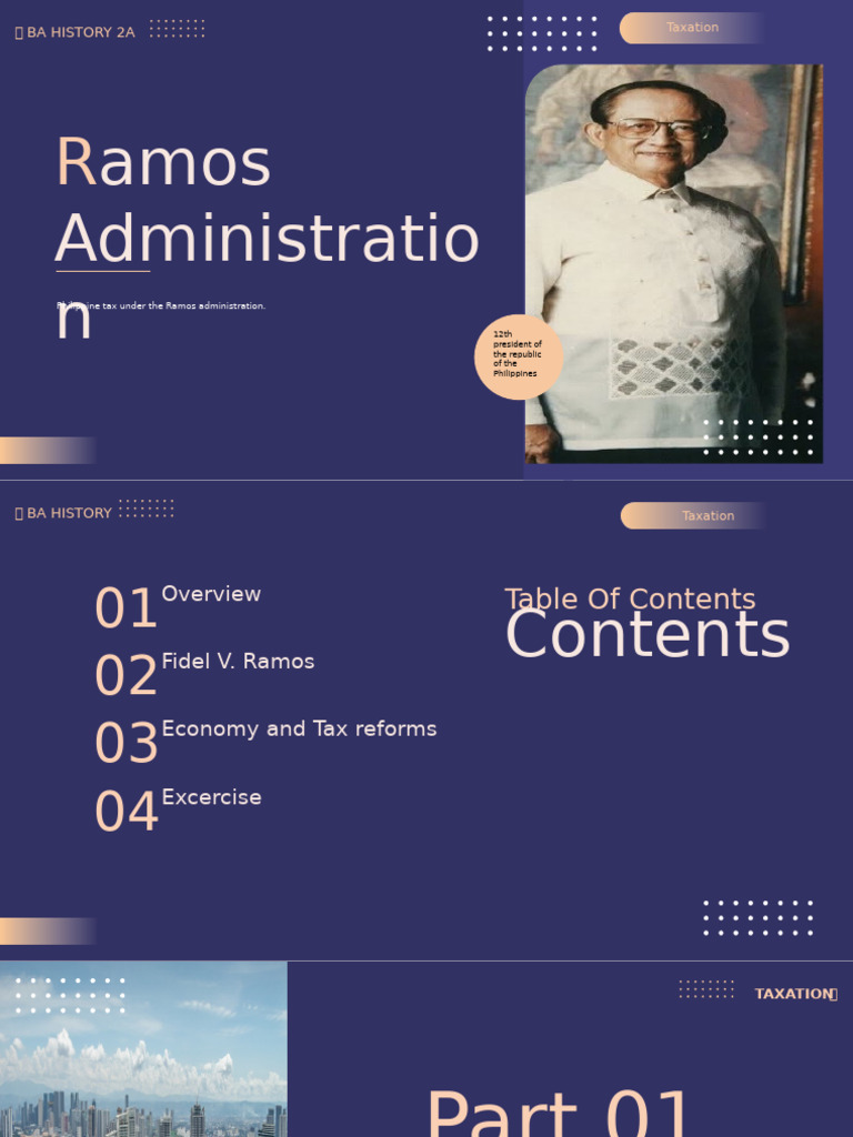 Philippine Tax Reforms Under Ramos | PDF | Philippines | Government