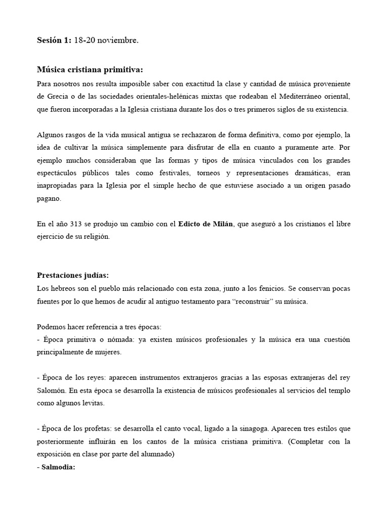 Musica Profana | PDF | Canto gregoriano | imperio Bizantino