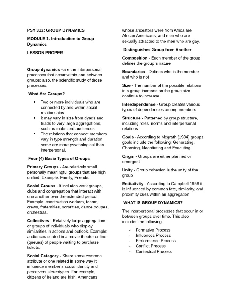 GROUP DY REVIEWER | PDF | Group Cohesiveness | Motivation