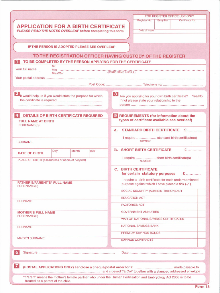 birth-certificate-application-form-uk | PDF
