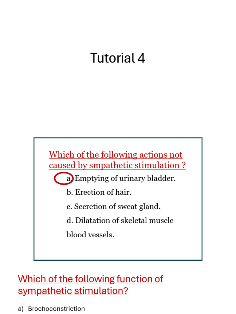 Tutorial 4 | PDF | Coagulation | Blood Plasma